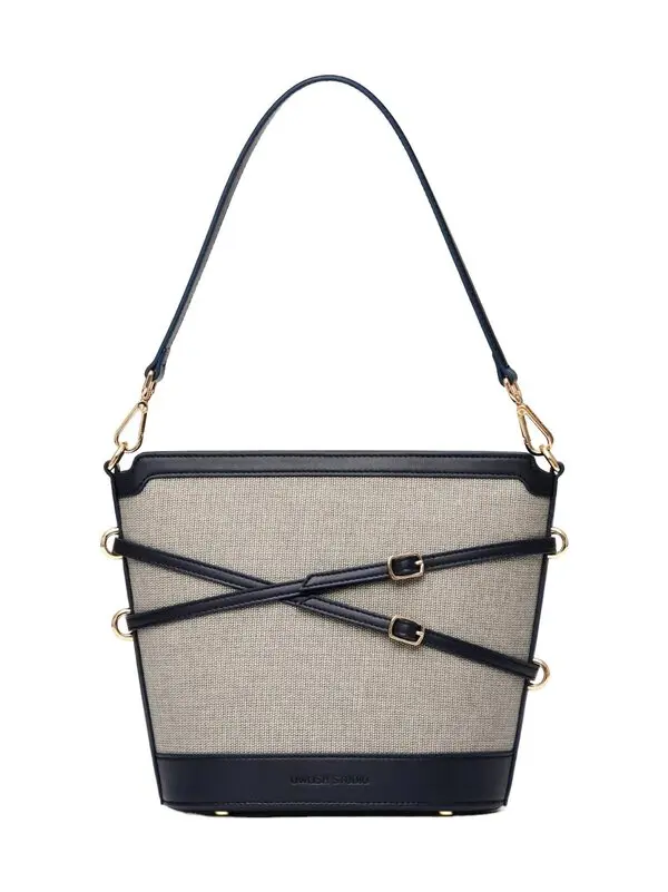 OWLISH STUDIO Glacier Canvas Bucket Bag - Blue