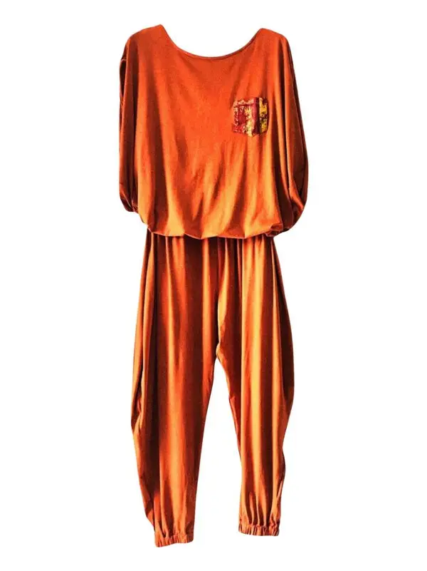 XCLAMATIONS UK Labu Jersey Co-ord Set - Orange