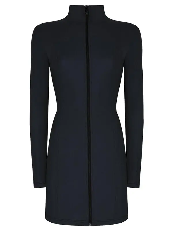 NO'DESIGN Zip-up Navy Mini Dress - Blue