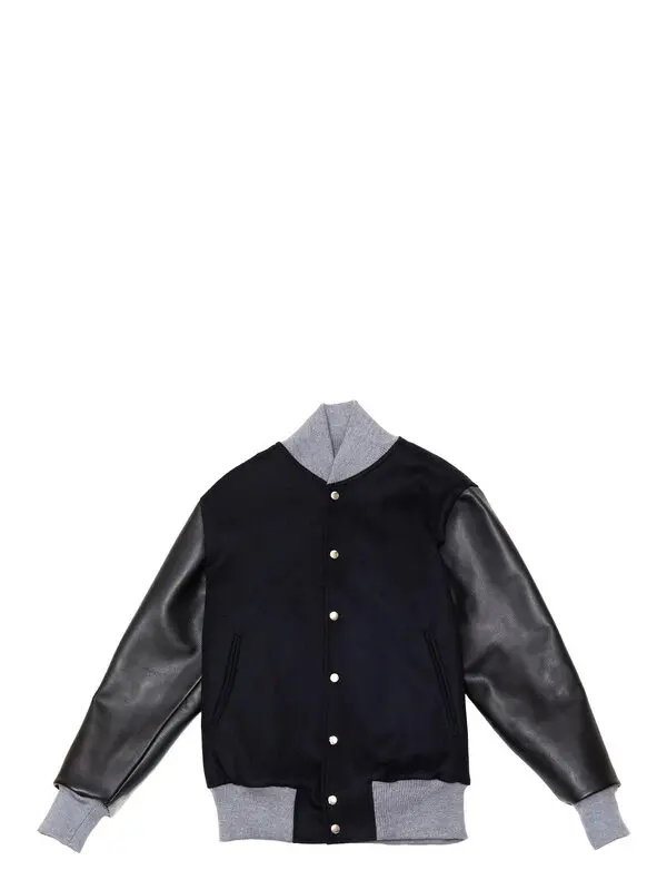 HEGARTY Varsity Bomber Jacket - Blue