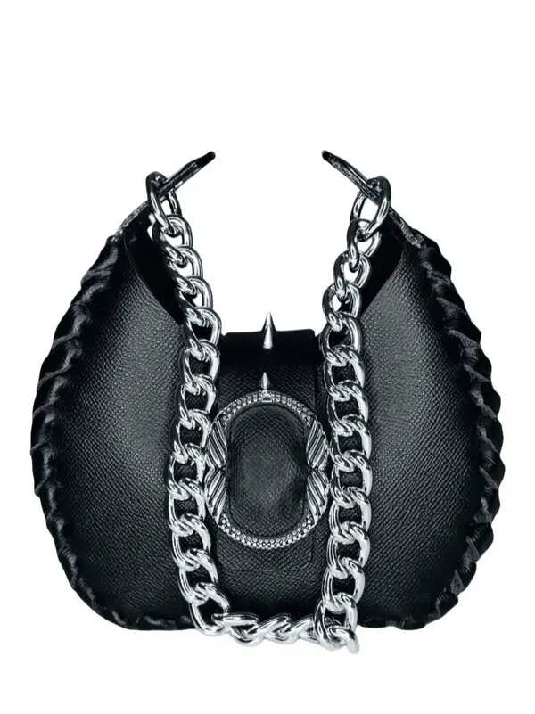 RUJ HERITAGE Mini Hobo Bag - Black