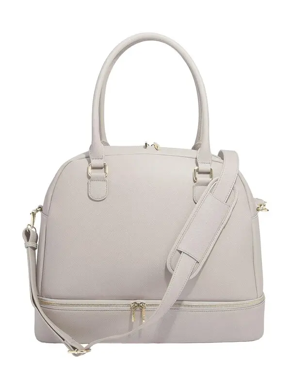 STACKERS Neutrals Handbag Taupe - Black