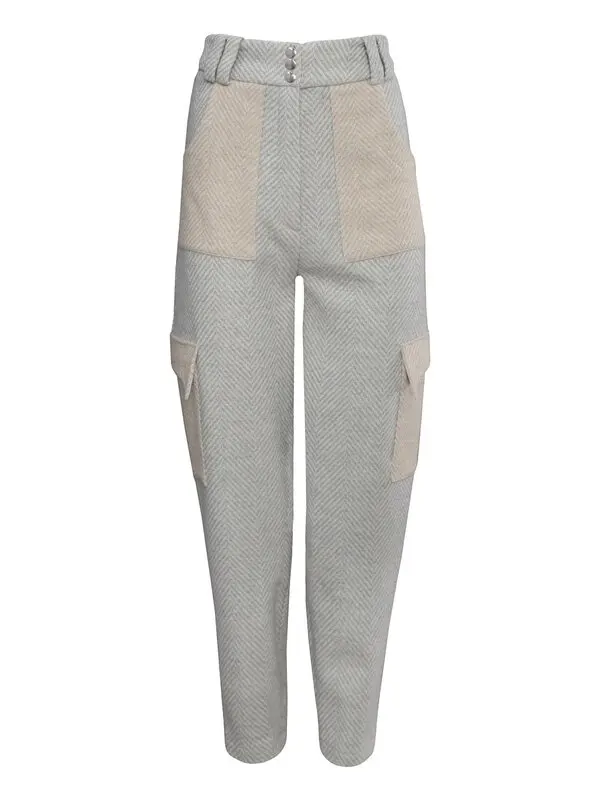VESTIAIRE D'UN OISEAU LIBRE Neutrals Alpaca Wool Trousers - Gray