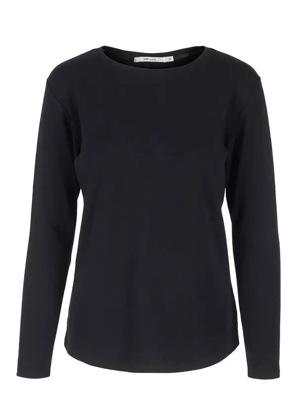 TIRILLM Sia Long Sleeve Top - Black