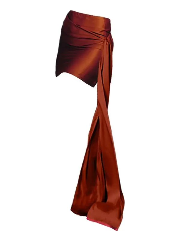 GAJÚ Soho Skirt Bronze - Orange
