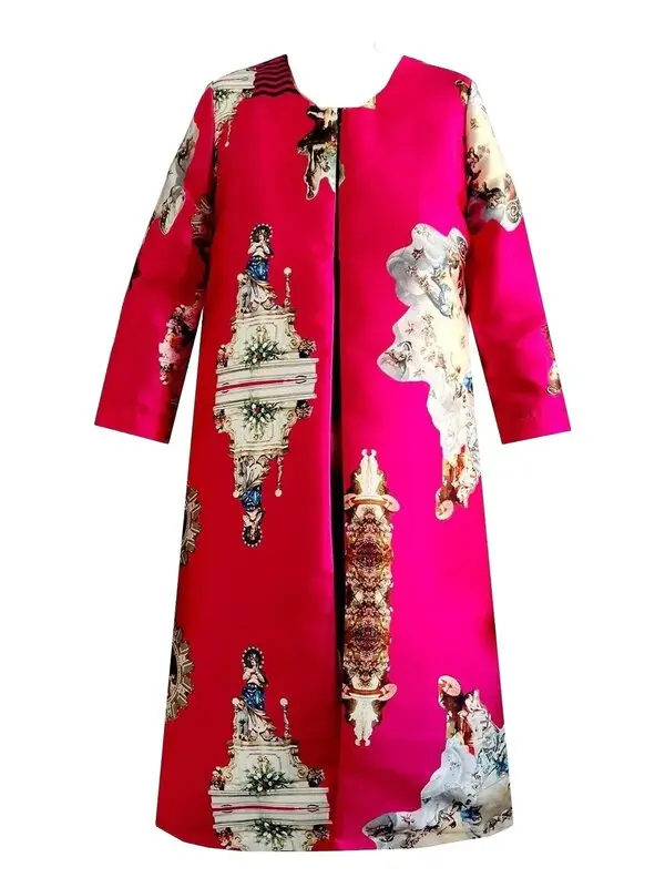 MAXJENNY Tailored Coat Sicily Hot - Pink