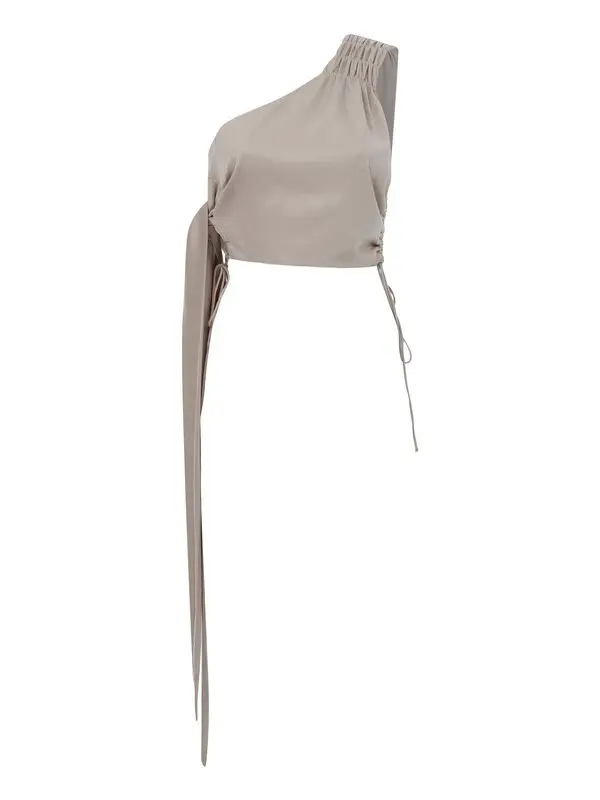 CANSU XI Luksor Top Vegan Silk - Grey