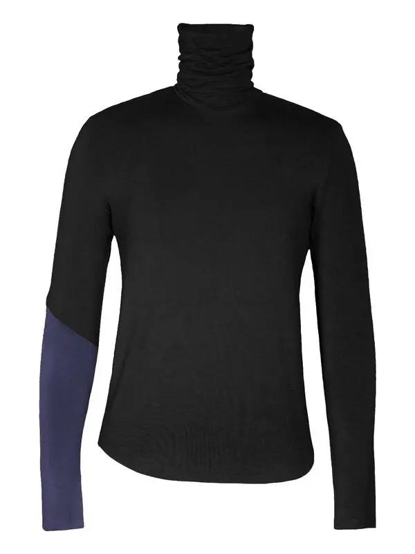 CARLTON JONES Bamboo Turtleneck - Black