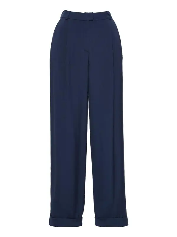 ETERNOIR Notturno Tailored Trousers - Blue