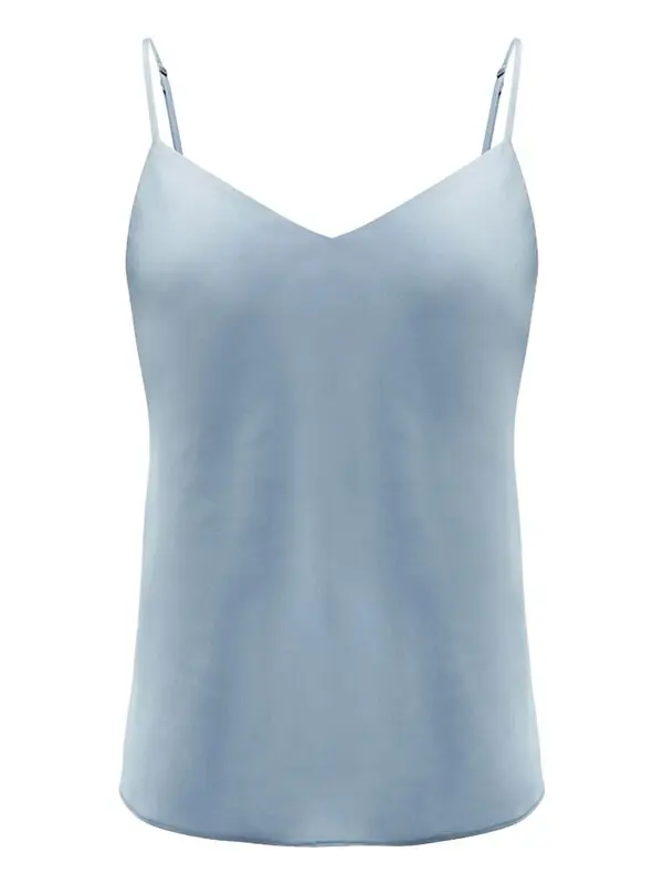 RIVIERA SOIRÉE Winifred Satin Camisole - Blue