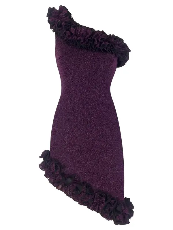 NUR KARAATA Florentina Sparkle Dress - Purple
