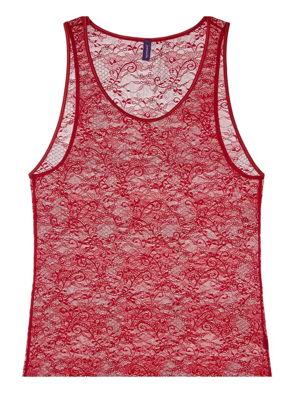 JOURNELLE Sapna Tank Claret - Red