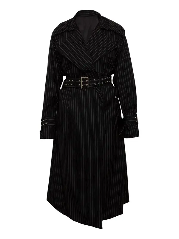 PALOMA LIRA Dark Knight Trench Coat - Black