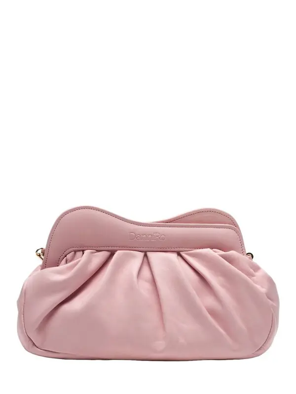 DANNI RO Lisbon Baby Clutch Color Leather - Pink