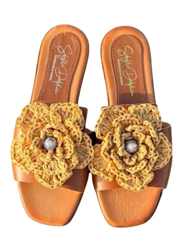 SIBYLLA DELPHICA Apollonia Leather Sandals - Brown