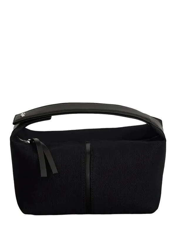 SUUD COLLECTION Archi Canvas Handbag - Black