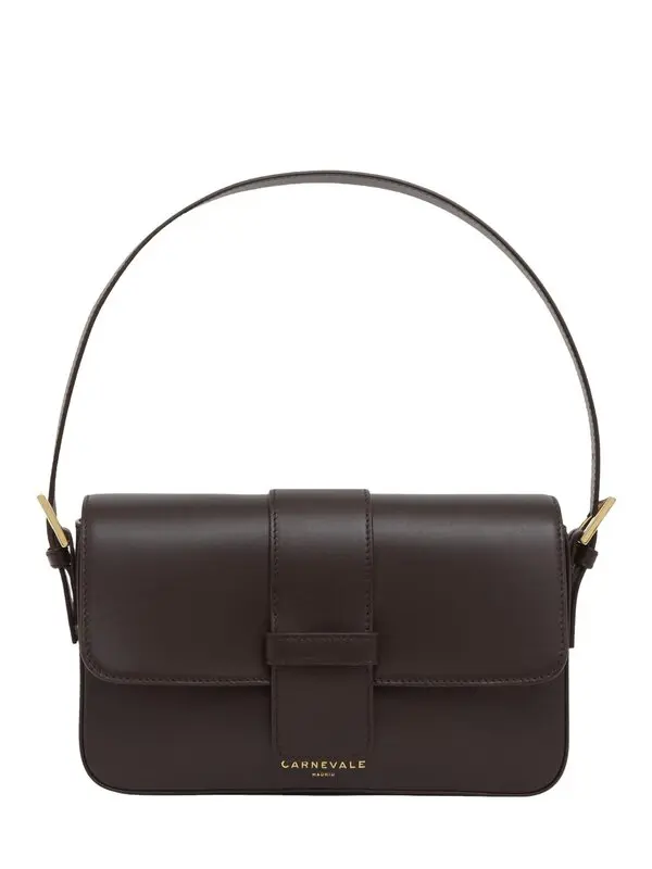 CARNEVALE Dalia Chocolate Baguette Bag - Brown