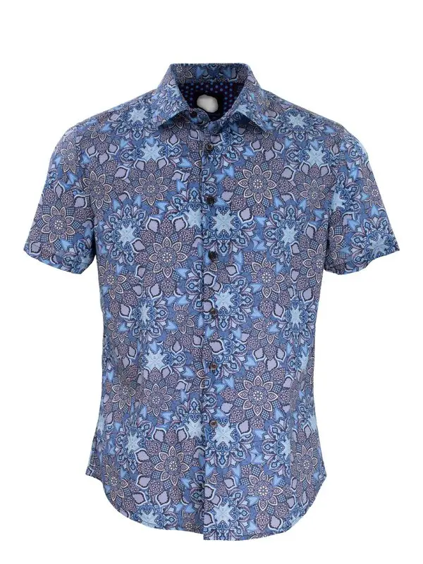 LORDS OF HARLECH George Hippie Medallion - Blue
