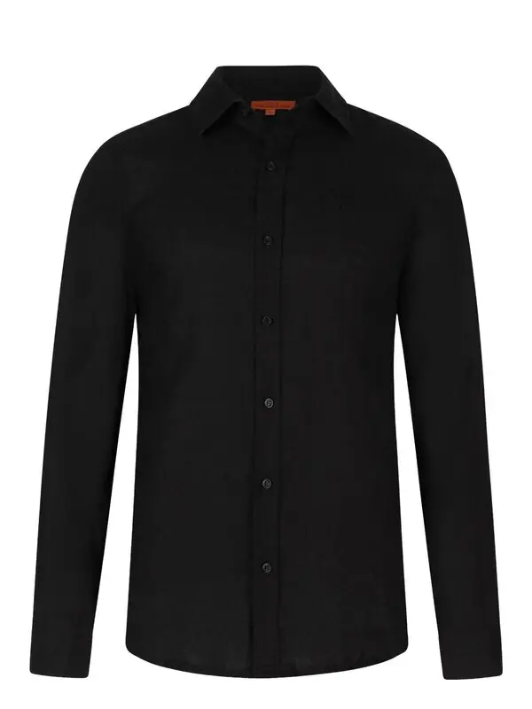 MAISON TANGERINE Linen Shirt For - Black
