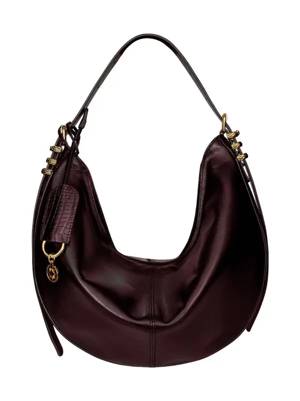 INDIGOLUSH Midi Hobo Oracle Hiss Black Cherry Smooth - Red