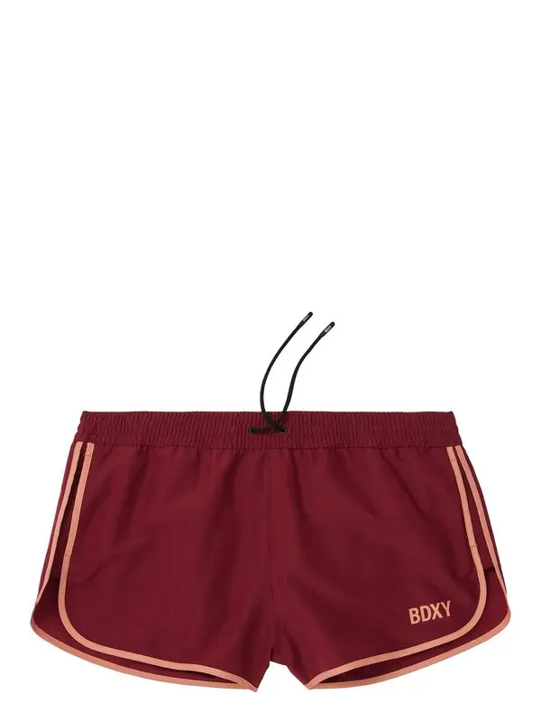 BDXY STUDIO The Cameo Shorts Burgundy - Red