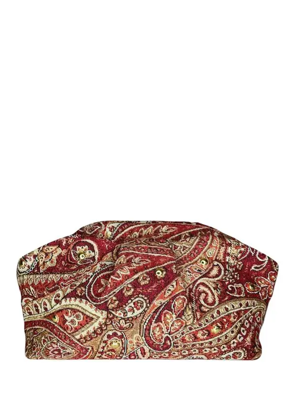 RUJ HERITAGE Puffy Bag Jacquard - Red