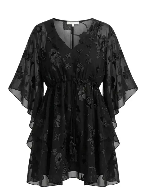 GLAM ON YOU Kyla Kaftan Short - Black