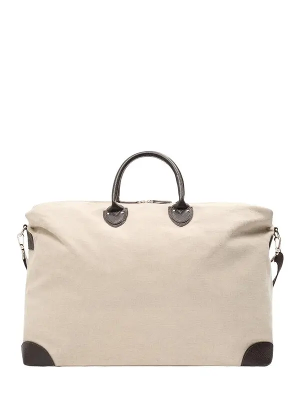 MY STYLE BAGS Neutrals Harvard Duffel Bag Large Raw - Black