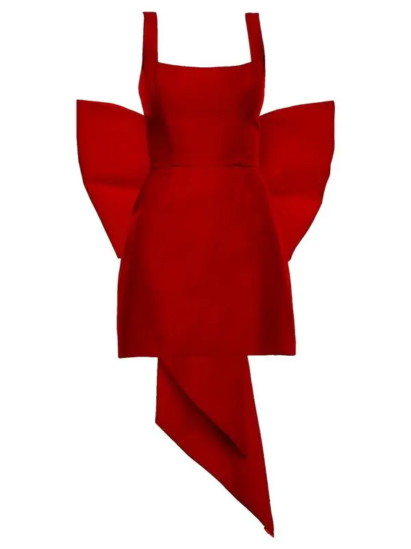 Baé Special Moments Luna Dress + Big Bow - Red