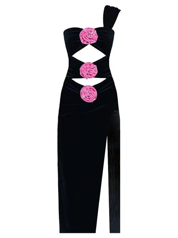 NUR KARAATA Belmond Dress - Black