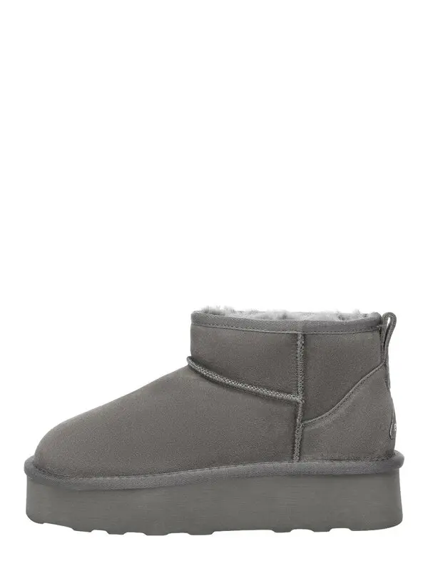 EVERAU AUSTRALIA Heron Ultra Mini Platform Boots - Grey