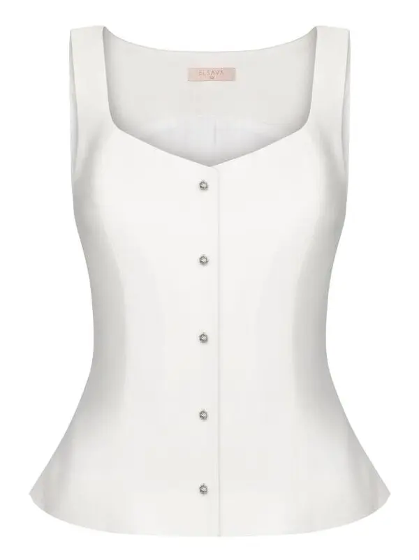 ELSAVA Classic Vest - White