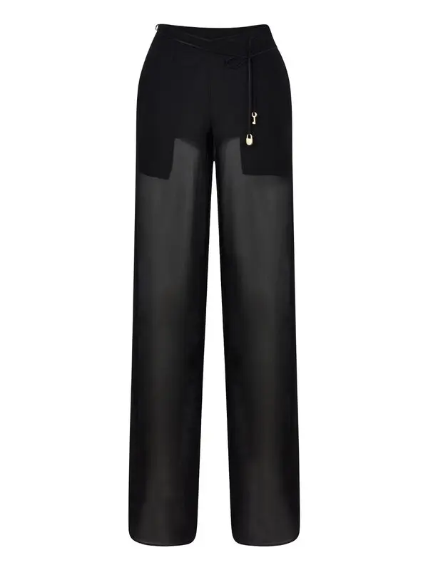 BIANCA RESORTWEAR Paloma Trousers - Black