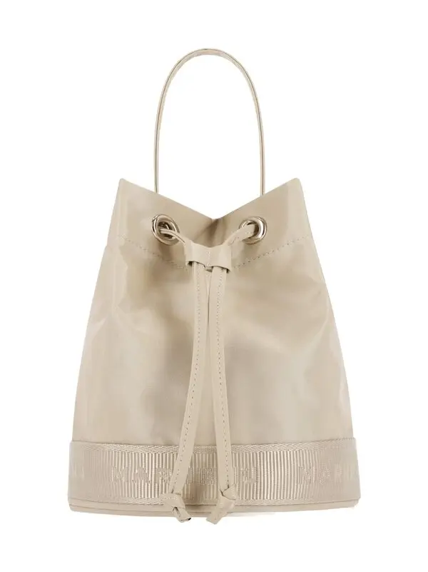MARHEN.J Lexy Recycled Nylon Bucket Bag - Beige