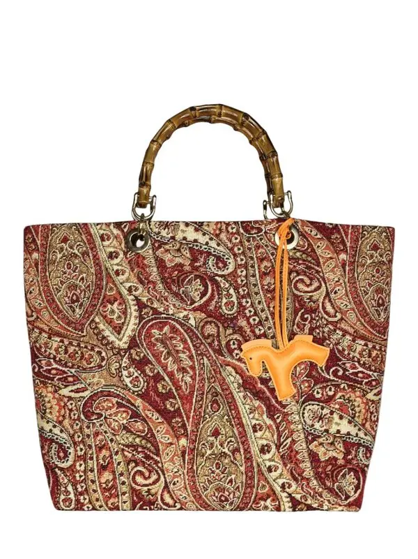 RUJ HERITAGE Picnic Bag Jacquard - Red