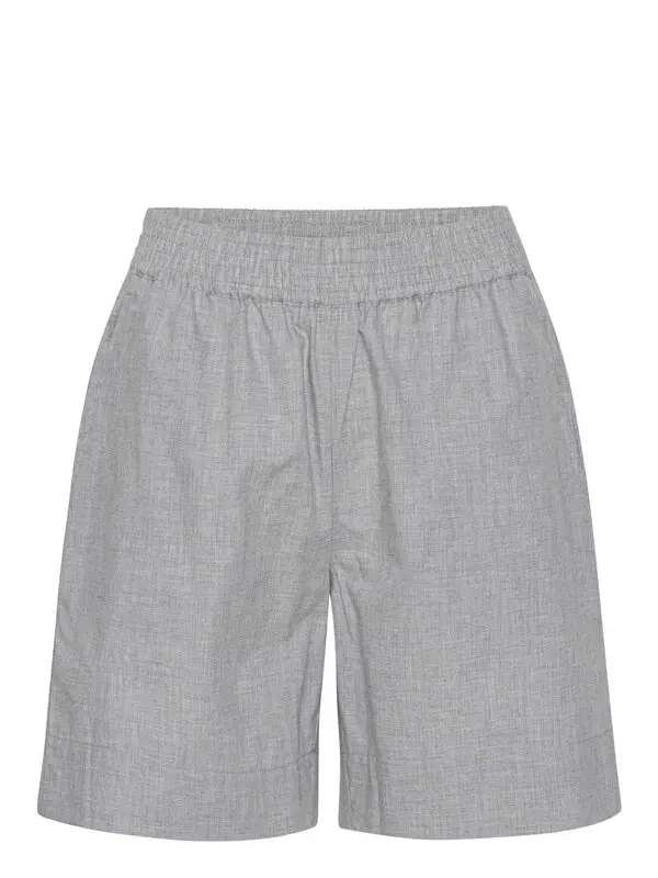 GROBUND Naomi Short In Melange - Grey