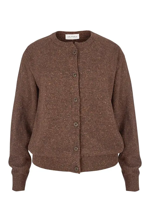 SALANIDA Sabbia Cardigan Chocolate - Brown