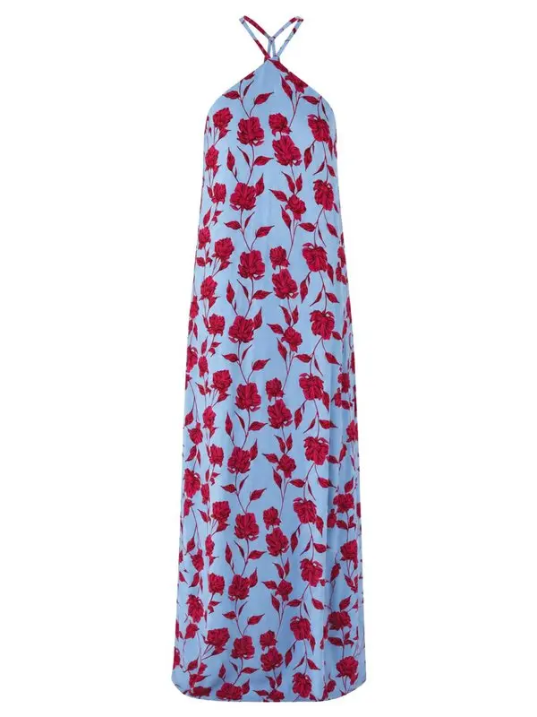 Mind Traveler Kate Floral Dress - Blue