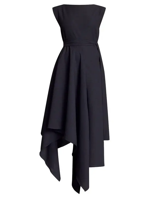 MEEM LABEL Tolson Asymmetric Dress - Black