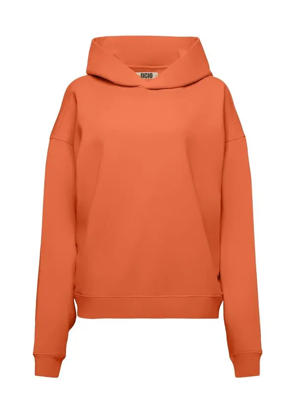OCIO LEISUREWEAR Oversized Hoodie In Negroni - Red