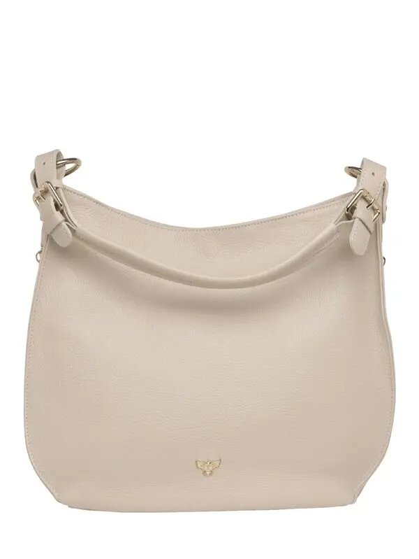 APATCHY LONDON Neutrals The Harriet Stone Leather Bag - Black