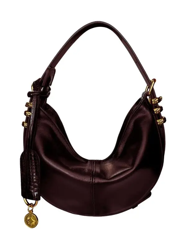 INDIGOLUSH Mini Hobo Oracle Hiss Cherry Smooth - Black
