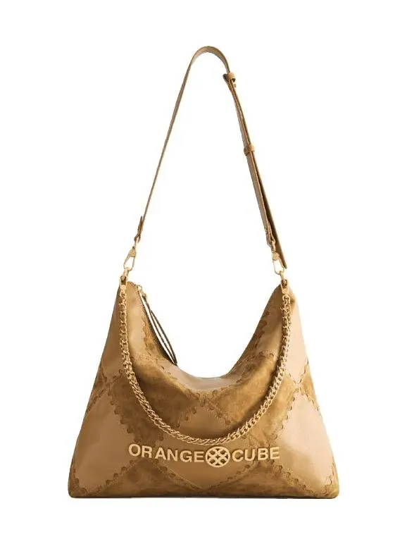 ORANGE CUBE Metropolitan Crossbody Bag Honey - Brown