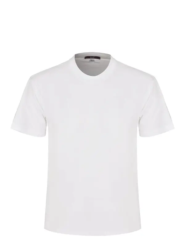 DAVID WEJ Marco Cotton Crew Neck - White
