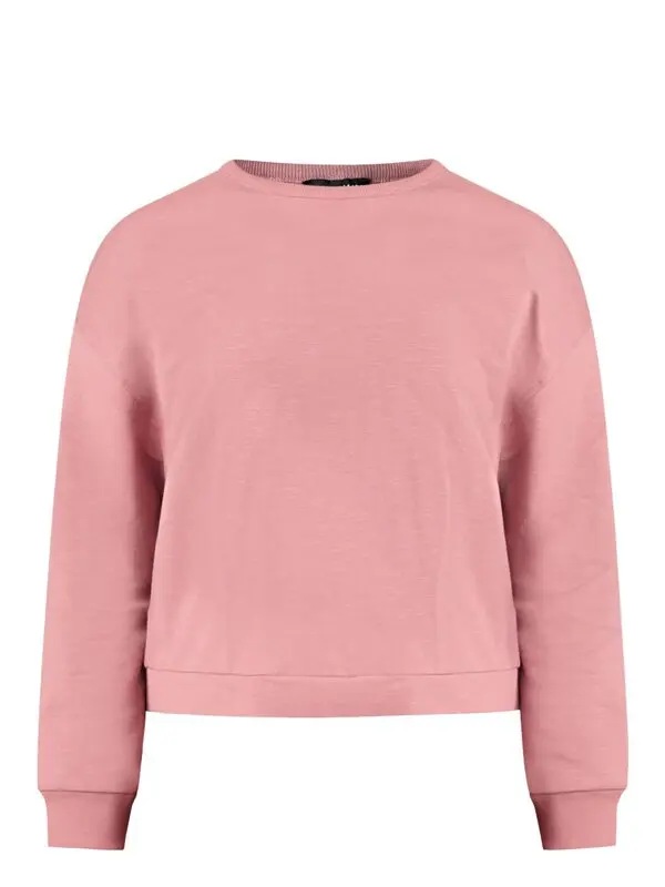 KNOWN SUPPLY Boxy Cotton Crewneck Ada Blossom - Pink