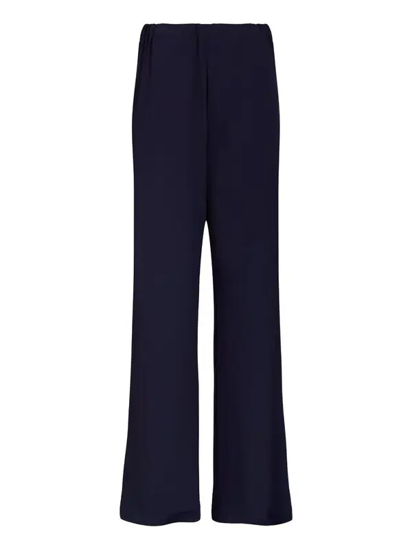 ROISIN LINNANE Lexi Navy Wide Leg Trousers - Blue