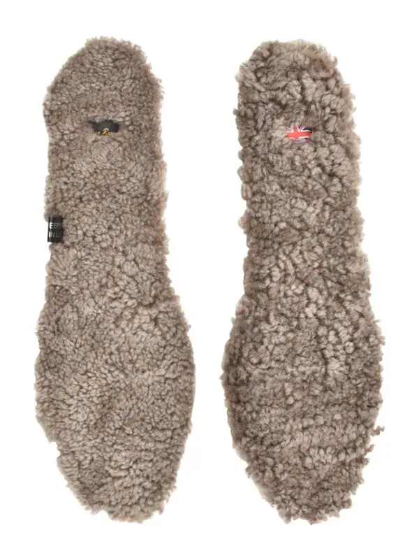 OWEN BARRY Sheepskin Insoles Taupe - Brown