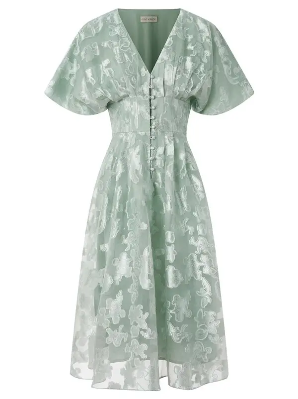 EMMA WALLACE Ara Dress -icy - Blue