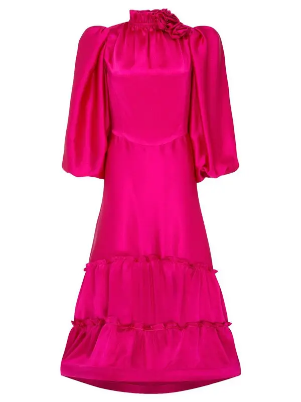 LISA THE LABEL Le Jardin Camiella Dress - Red