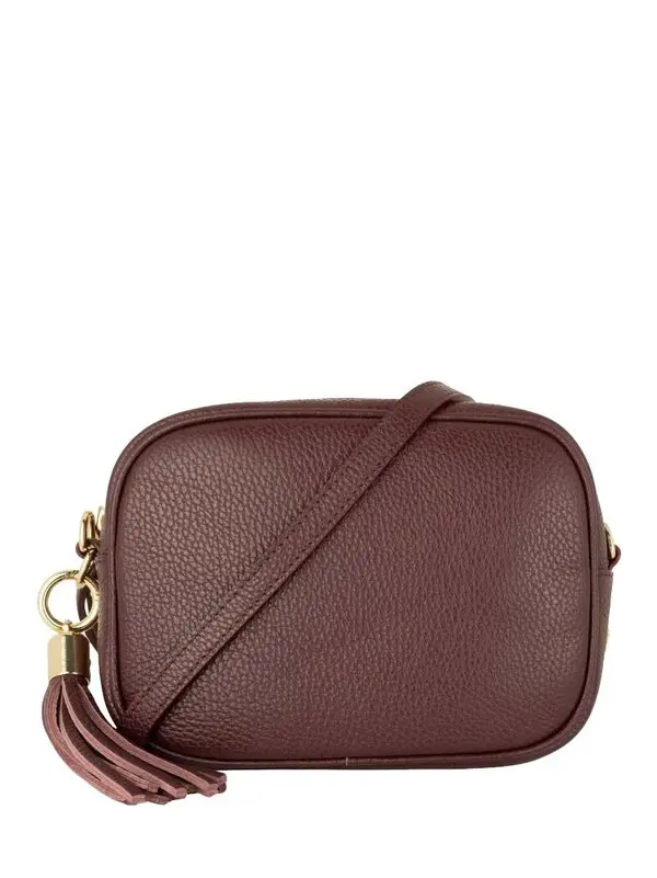 APATCHY LONDON The Tassel Port Leather Crossbody Bag - Red